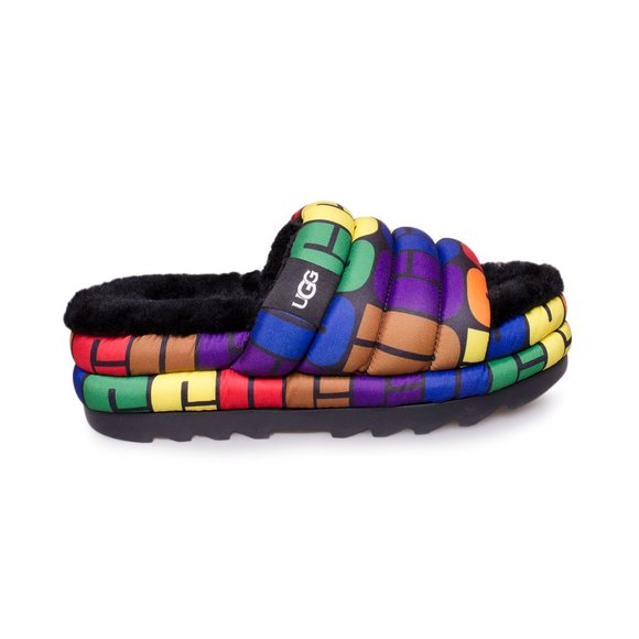 UGG | Shoes | Ugg Pride Logo Maxi Slide Slippers Womens | Poshmark
